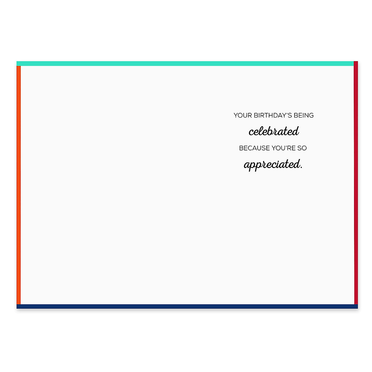 Hallmark Business (25 Pack) Birthday Cards (Happy Birthday Letter Cake) for Employees