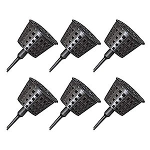 Hemoton 20pcs Bonsai Fertilizer Box Mini Automatic Planting Fertilizers Baskets Slow Release Fertilization Container for Bonsai Plant Food Pellet Flower Size S