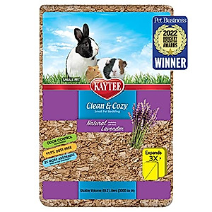 Kaytee Clean & Cozy Natural Bedding with Lavender 49.2 Liters