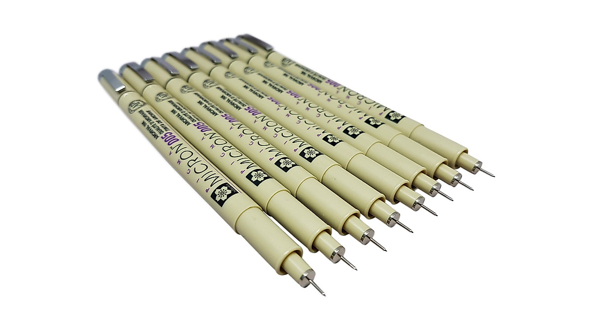 Sakura Pigma Micron 005 Black Pen Set - Artist Drawing & Ink