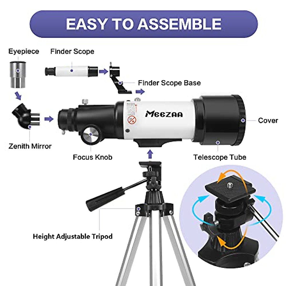 MEEZAA Telescope 70400
