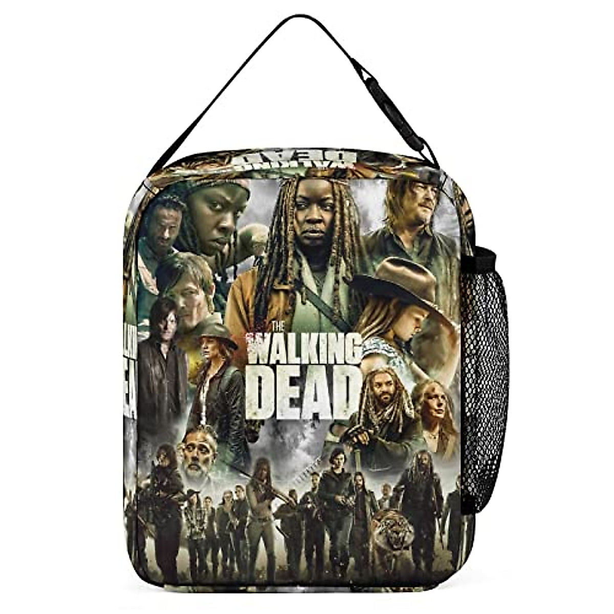 Waterproof Portable Insulation Lunch Tote The Apocalyptic Walking Horror Drama Dead Lunch Bag Gourmet Handbags Cooler Container for Camping Lunchboxes Storage Organizer