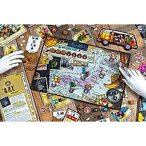 The A.R.T. Project | Cooperative Strategy Board Game | Card Drafting, Zone of Control Game | Coop and Solo Play for Adults and Teens | Ages 12+ | 1-6 Players | 45 Minute Play Time