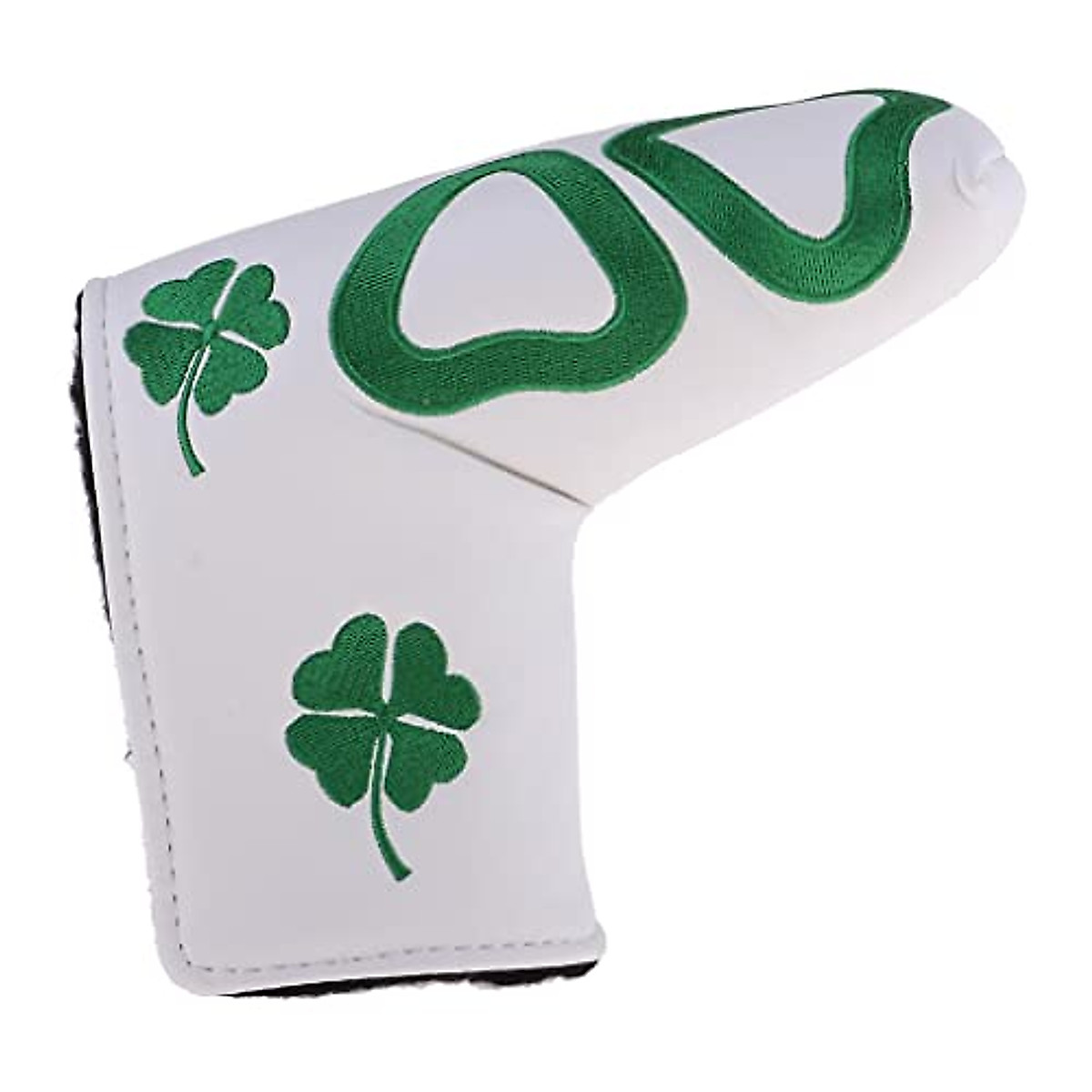 pistro Golf Putter Headcovers/Club Putter Covers - Embroidery Design Makes Your Iron Golf Putter Fashionable & Unique - White B