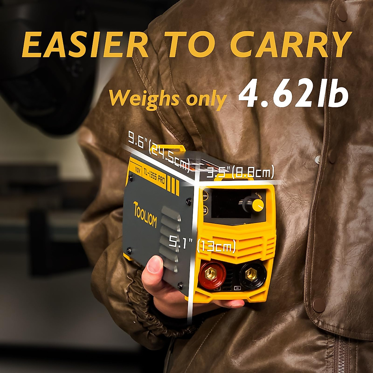 TOOLIOM 135A Stick Welder/Lift TIG,110V MMA ARC Welder Machine with Lift TIG Torch Inverter Welder with Digital Display Hot Start Portable Welding Machine