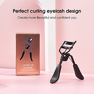 Fxidaaimt Best Curling Eyelash Curlers samll & Portable Handle Stainless Steel Eyelash Styling Aid Beauty Tool Set for All Eye Shapes and Eyelash Curler Big Eyes, Get Perfect Curl in 5 Seconds(Black)