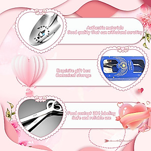Valentines Gifts for Her His,Ice Cream Spoon Scoop for dessert Lover Funny Engraved Stainless Steel Spoon Shovel Anniversary Wedding Birthday Gifts for Couples boyfriends girlfriends Woman Men Dad Mom