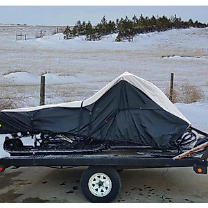 600 Denier Snowmobile trailerable Cover Compatible for The 2019-2023 Ski Doo Bombardier Model Freeride 850 E-TEC 165 snowmachine sled.