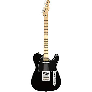Fender Player Telecaster® - Black Bundle with Hard Case, Instrument Cable, Tuner, Strap, Strings, Picks, Capo, Fender Play Online Lessons, and Austin Bazaar Instructional DVD