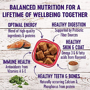 Wellness Natural Pet Food Wellness Complete Health Natural Grain Free Wet Canned Cat Food, Cubed Salmon Entree, 3-Ounce Can (Pack of 24)