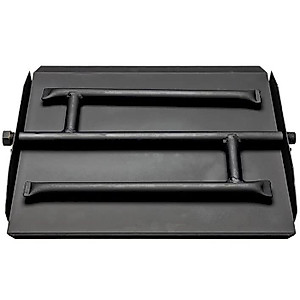 Dreffco 23" Powder Coated Steel Pan for Fire Pit or Fireplace NG - Triple Row Gas Burner Pan & Connection Kit- Specifically for 23" Fire Logs, Easy to Install + Bonus Bag of Glowing Embers