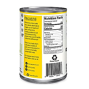 Palmini Angel Hair Pasta | Low-Carb, Low-Calorie Hearts of Palm Pasta | Keto, Gluten Free, Vegan, Non-GMO | As seen on Shark Tank | (14 Ounce Pouch-Pack of 6)