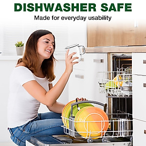 Eparé 12 oz Glass Coffee Mugs - Set of 2 - Clear Double Wall Glasses - Insulated Glassware With Handle - Large Espresso Latte Cappuccino or Tea Cup