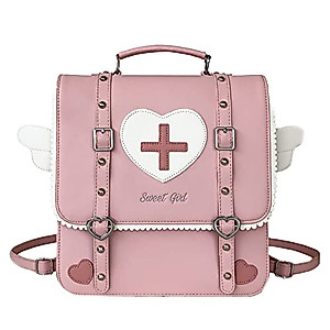 AIVYNA Kawaii Mini School Backpack 12.2'' Waterproof Cute Small Bookbag for Teen Girls, Pink