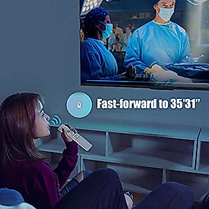 New 2 in 1 BN59-01330A RMCSPR1AP1 BN59-01329A Voiced Remote Control for Samsung QLED 8K UHD TV UN55TU850DFXZA UN55TU8200FXZA UN65TU8200 UN85TU8000FXZA Replacement Controller with Two Batteries
