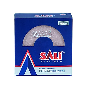 Sali 10 Pack Diamond Polishing Pads 4 Inch Wet/Dry Granite Stone Polish Pad Kit for Drill, Grinder, Polisher Polishing Pad for Concrete Marble Stone Countertop Quartz 3000 Grit