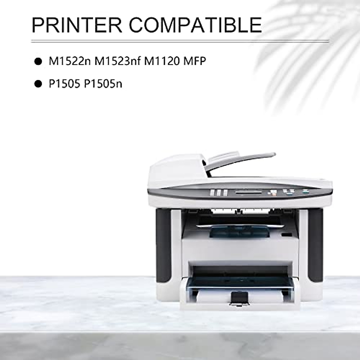 36A Black Toner Cartridge CB436A - Eaxiu 2Pack Compatible Replacement for HP 36A | CB436A M1522n MFP M1523nf MFP M1120 MFP P1505 P1505n Printer Ink, 36A CB436A Toner