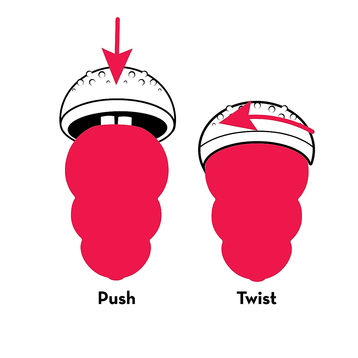 KONG Classic Stuffable Dog Toy Marathon Chicken-Flavored Treats (2 Pack) - Fetch & Chew Toy for Dogs - with Dog Toy Filler Treat - for Hours of Fun & Enrichment - for Small Dogs