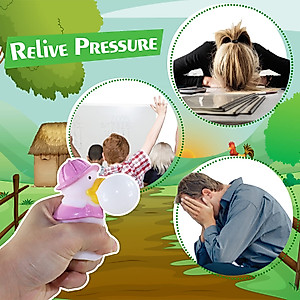 LAKIGATE Fidget Toys,Cute Duck Squishy Toys,3 Pack,Fidgets for Kids and Adults,Squishies for Autism, ADHD and Quitting Bad Habits,Non-Toxic