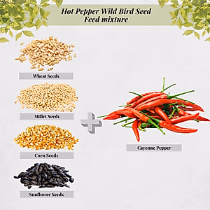 Missouri Feed & Seed Hot Pepper Wild Bird Seed No Squirrel 12 Pounds Hot Bird Seed