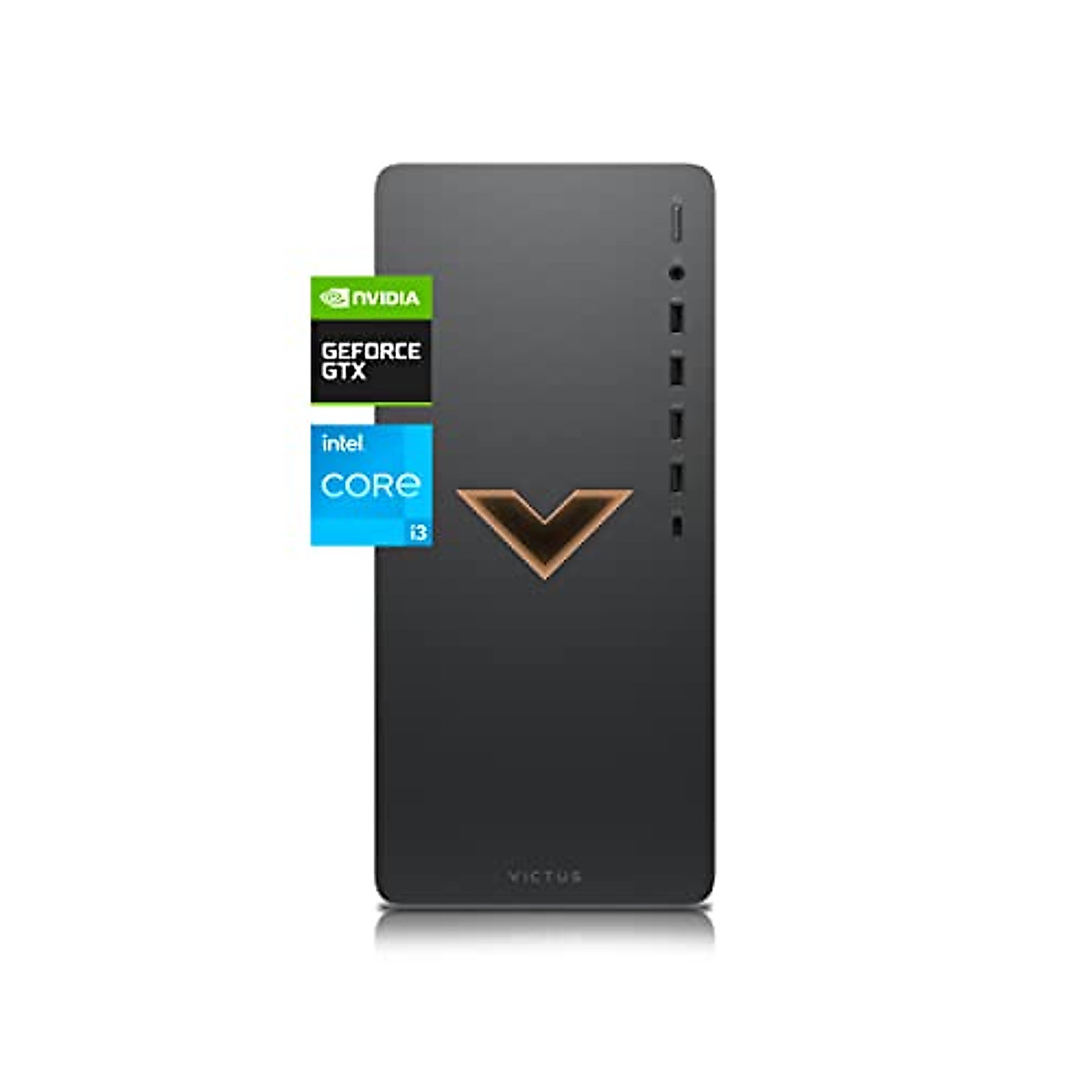 HP Victus 15L Gaming Desktop, NVIDIA GeForce RTX 1660 SUPER Graphics, Intel Core i3-12100F 8GB RAM 256GB SSD Windows 11 Home (TG02-0032, 2022)(Renewed)