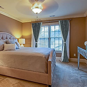 2 Pack Strong Magnetic Curtain Tiebacks for Drapes Window Curtain Holdbacks Clips Drapery for Home Kitchen Office Window Sheer Curtains or Blackout Curtains (Gold Copper)