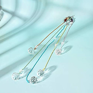 Crystals Ball Prisms Suncatcher Tree of Life Hanging Ornament Rainbow Maker for Home,Garden Decor