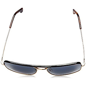 Carrera Casual Round Sunglasses, Gold Blue, 60