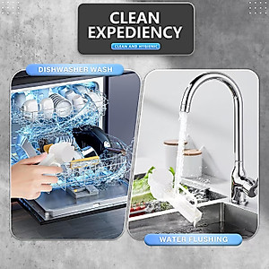 Miocololy Bag Clips with Pour Spout, Spouts Reusable Plastic Cap Sealer Clips for All Food Storage (2 PCS)