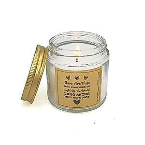 Memorial Candle Gifts Bereavement Present Sympathy Gift Ideas Lovers Friends Families, Natural Scented Candles - Candle Gift Set Vanilla Lavender (Vanilla Lavender, There are Those 3oz 3pack)