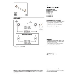 Delta Faucet 41618-RB Wall Mounted 18” ADA Bathroom Grab Bar in Venetian Bronze