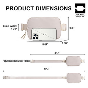 CLUCI Backpack Purse + Small Belt Bag for Women