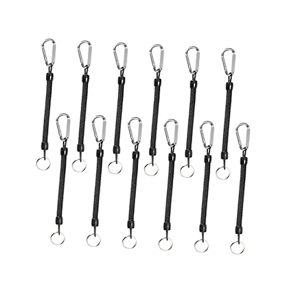 DOITOOL 24 pcs Lanyard for Phone for Cell Phone Fishing Lanyard Cellphone Lanyard Fishing Gear Tool Retractable Fishing Ropes Safety Boating Rope Security Gear Tools Key Rings Keychains