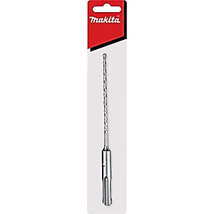 Makita 5 Pack - SDS-Plus 5/32” Drill Bits for SDS+ Rotary Hammers - 4" Deep Drilling Into Concrete & Masonry
