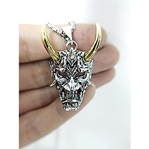 Ghost samurai.Mask pendant