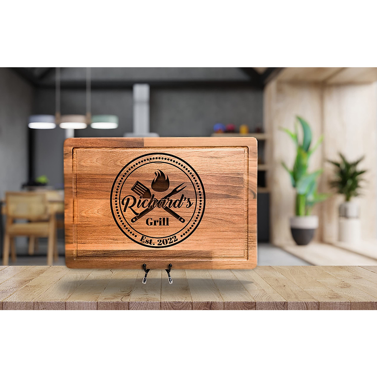 Personalized Cutting Boards, Custom Dad Gifts, Fathers Day Gifts, Grilling Cutting Board, Cooking BBQ Gift For Men, Chopping Board For Butchers, Kitchen Decor, Wedding Anniversary, Housewarming Gift