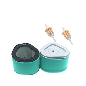 TENOMAL 2 Pack 12 083 10 Air Filter + 12 083 12 Pre Filter with Fuel Filter Replace Kohler 12 083 10-S, 12 083 16, 12 883 10-S1, 1208310, John Deere GY20661, M145944 Fits CV11-CV16 CV460-CV493