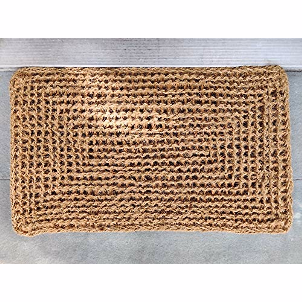 Kempf Rectangle Dragon Coco Coir Doormat, 22-inch by 36-inch, Entrance Mat, Indoor Outdoor, Natural Fiber Mat, Large Size