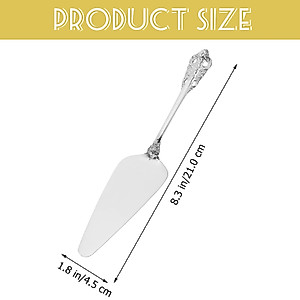 Kichvoe Pie Server Spatula: Stainless Steel Cake Cutter Vintage Dessert Slicer For Celebration Party Wedding Home
