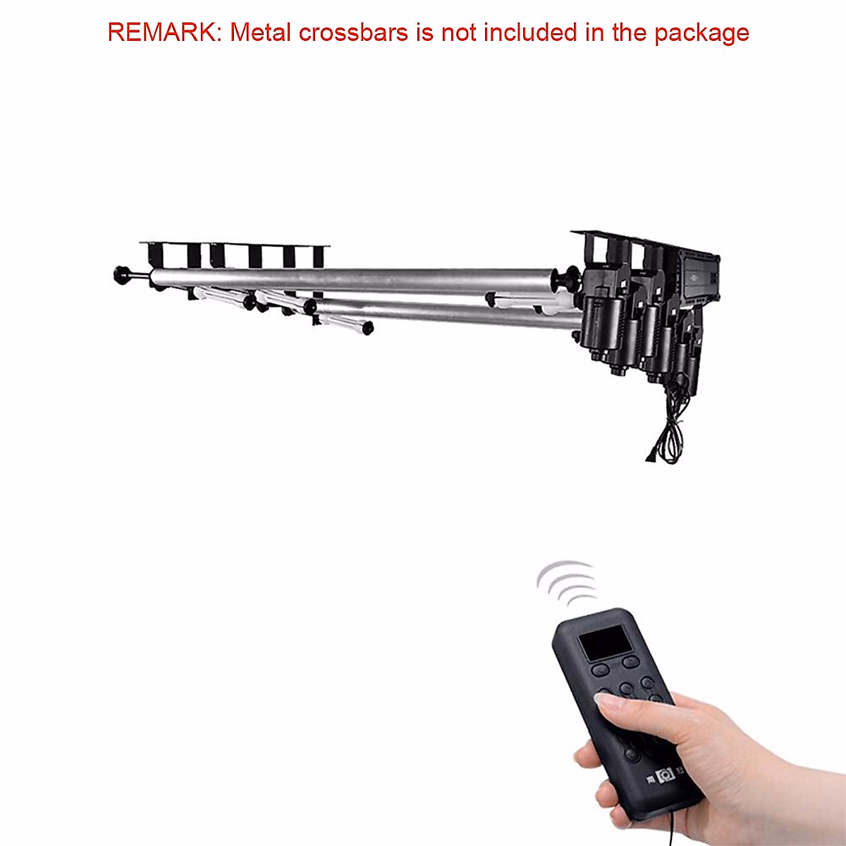 Fotoconic 6 Roller Motorized Electric Wall Ceiling Mount Background Support System with Remote