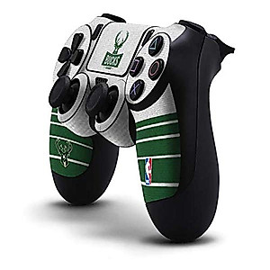 Skinit Decal Gaming Skin Compatible with PS4 Controller - Officially Licensed NBA Milwaukee Bucks Static Design
