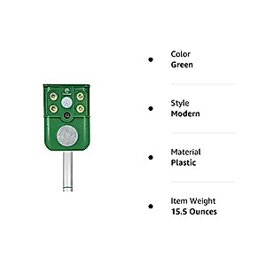 Careland Cat Repellent Outdoor Solar Animal Repeller Ultrasonic Deer Repellent Devices with Flashing Light Simulate Dog Barking, Gunshots, and Eagle Barking to Scare Away Animals from Your Garden