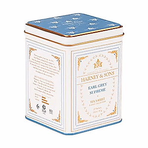 Harney & Sons Earl Grey Supreme, Black Tea, 20 Sachets