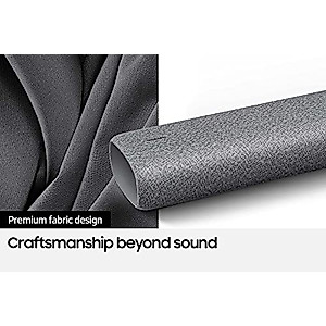 SAMSUNG HW-S50A 3.0ch Soundbar w/ Dolby Atmos, DTS Virtual:X, Built In Center Speaker, Adaptive Sound Lite, Bluetooth Multi Connection, Premium Design, 2021, Deep Gray