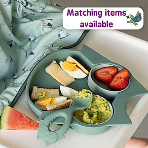 Tidy Tot ®™ Baby Weaning Spoons 2 Pack. Baby Led Weaning Spoon for Self Feeding Babies and Toddler Spoons. Soft Tip Silicone Weaning Spoons. Easy Grip Handle.