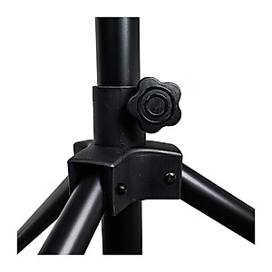 Sound Town DJ Lighting Stand-Adjustable Height, 10.3 ft Tall with Side Bars and Tripod Base (STLS-011)