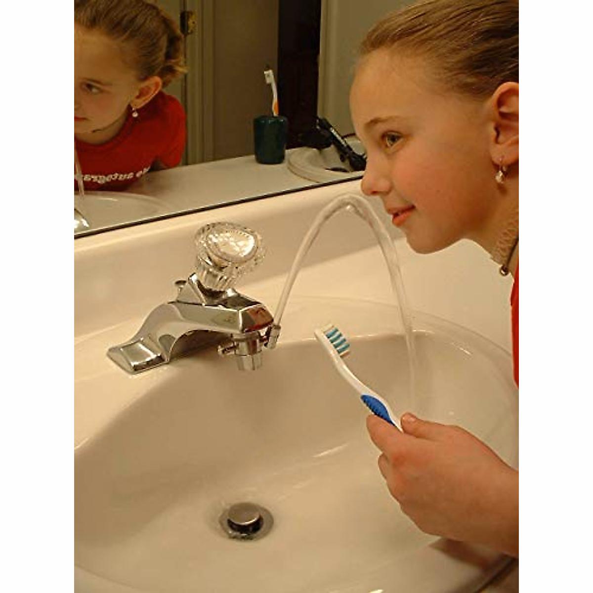 Kwik Sip Brass in Home Faucet Attachment Water Fountain