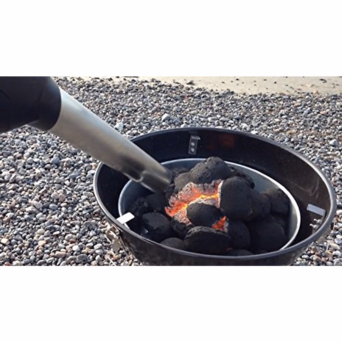 BISON AIRLIGHTER 420, Cordless Fire Starter, Charcoal Starter and Lighter, Grill Starter, Campfire Starter, Butane Powered with Built-In Blower