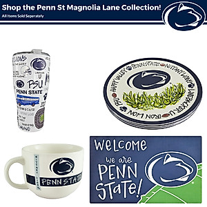 Penn State University 30oz Stainless Steel 3D Icon Travel Mug –High Performance Double-Walled Thermos w/Convertible Lid & Straw –Insulated Decorative NCAA Beverage Tumbler –For Hot or Cold Drinks