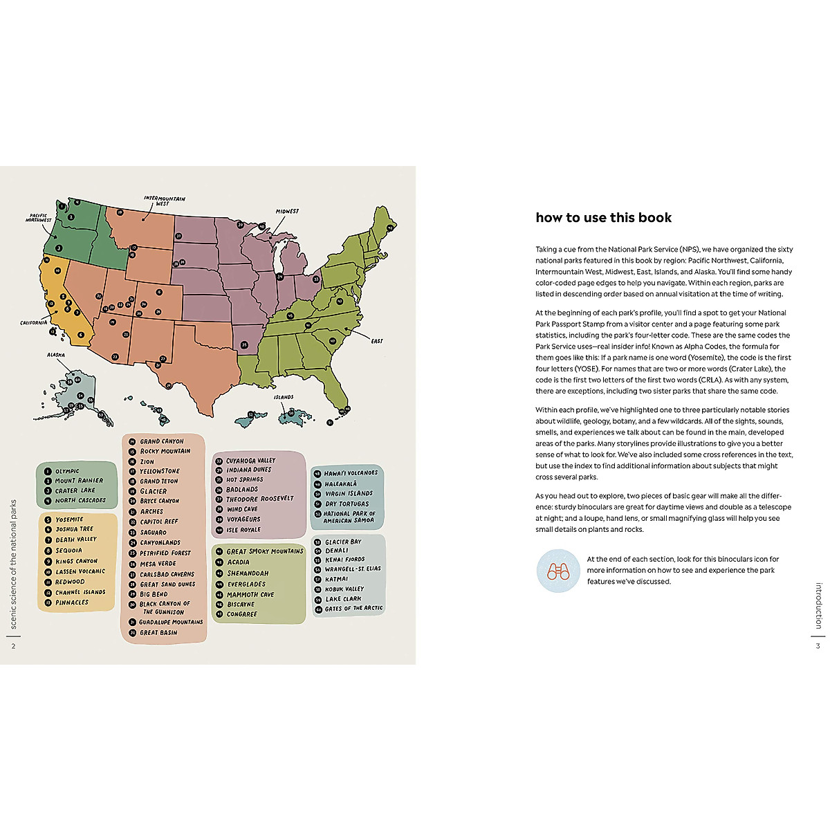 Scenic Science of the National Parks: An Explorer's Guide to Wildlife, Geology, and Botany